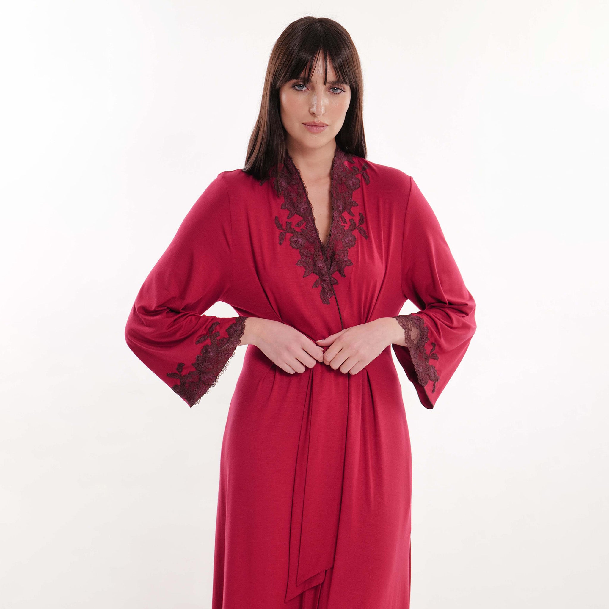 Cherry Modal Robe – Juste Moi