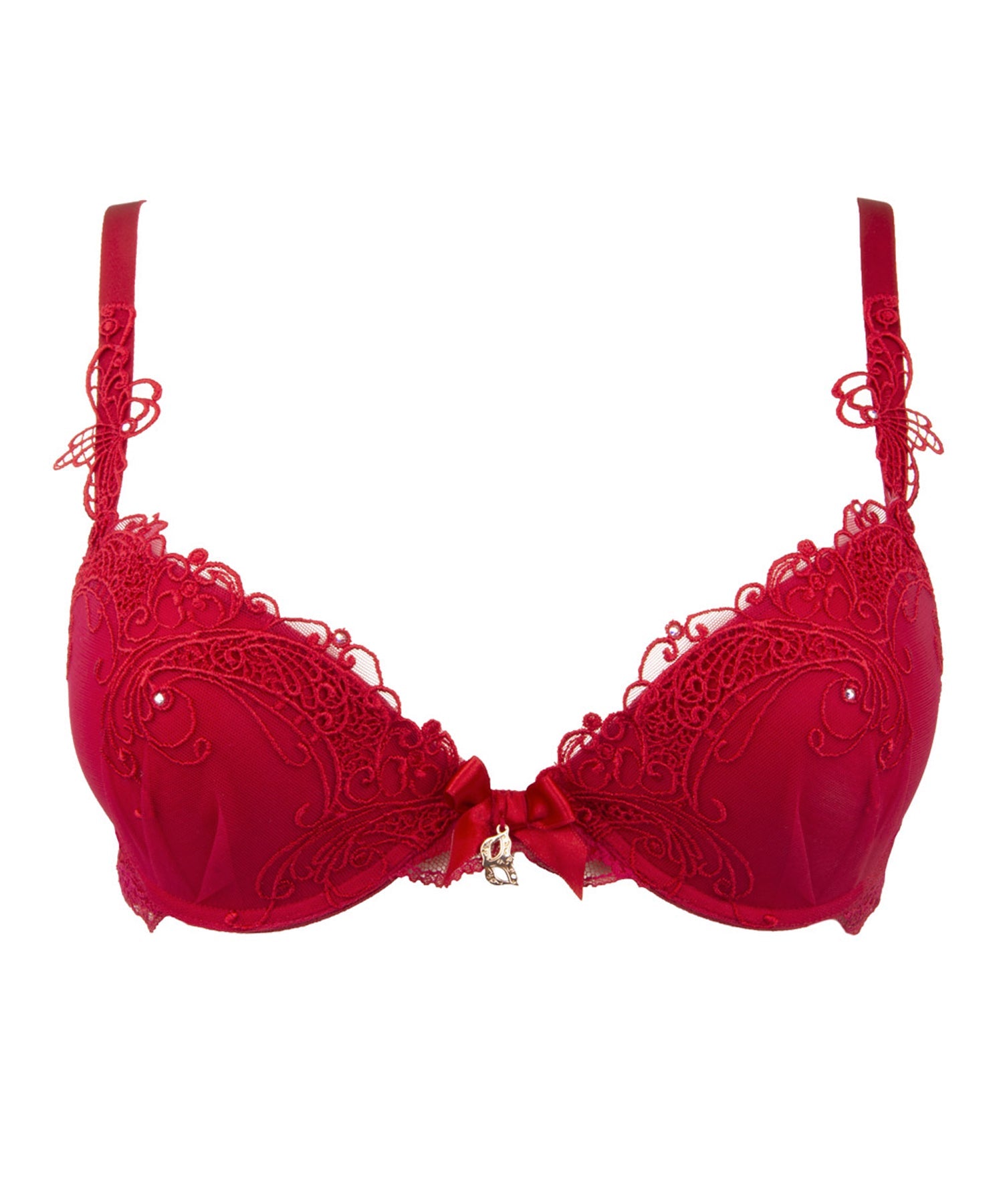 Lise Charmel | Soir De Venise Rouge Contour Plunge Bra | Juste Moi